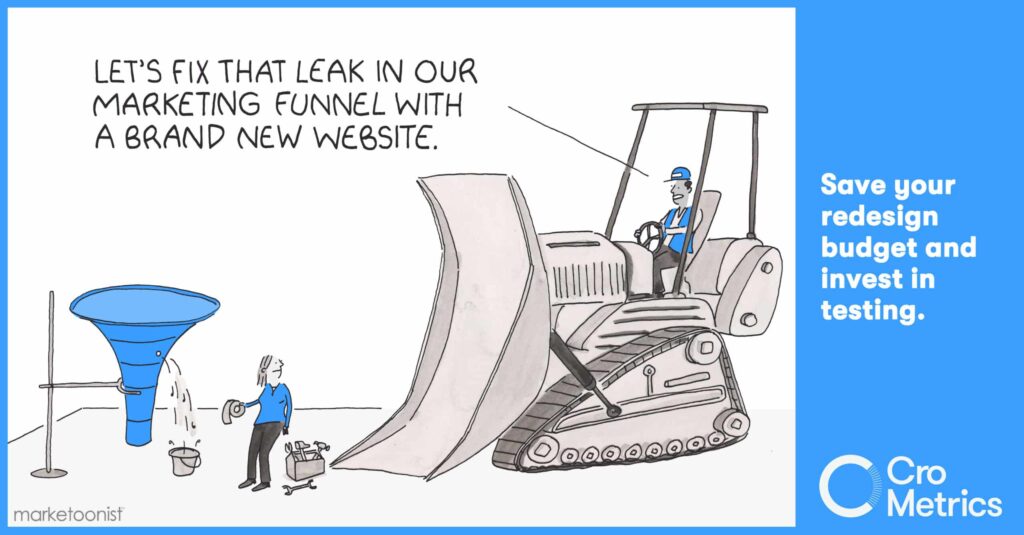 Website Redesign Vs. CRO: Which Is Best for Revenue Growth? - Cro Metrics